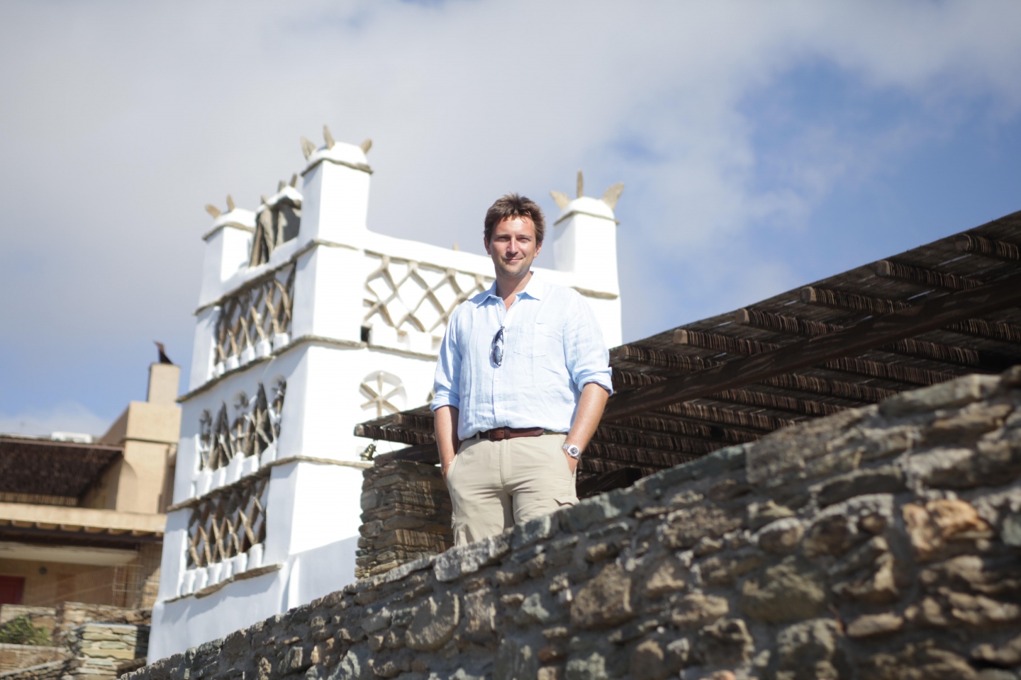 Dr Michael Scott at a brilliant filming location on Tinos | Aeolis ...